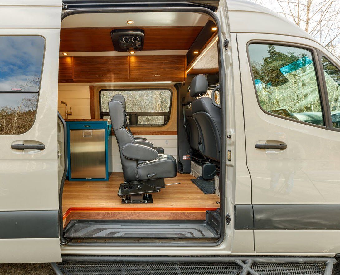 JMG Dual Swivel Captain Chairs for Sprinter / Transit Camper Van Conve ...
